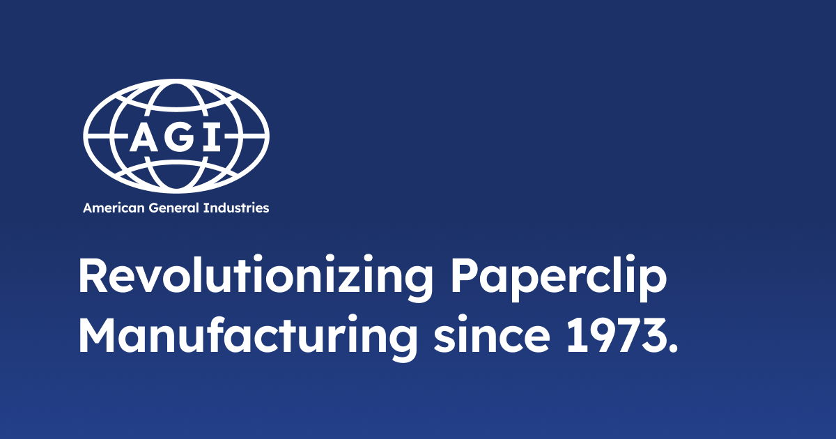American General Industries - Premium Paperclip Automation